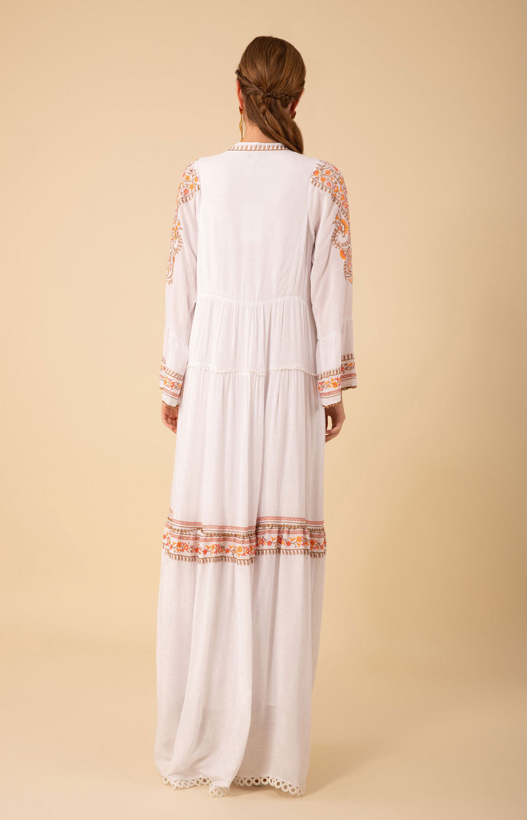 Isabel Embroidered Maxi Dress