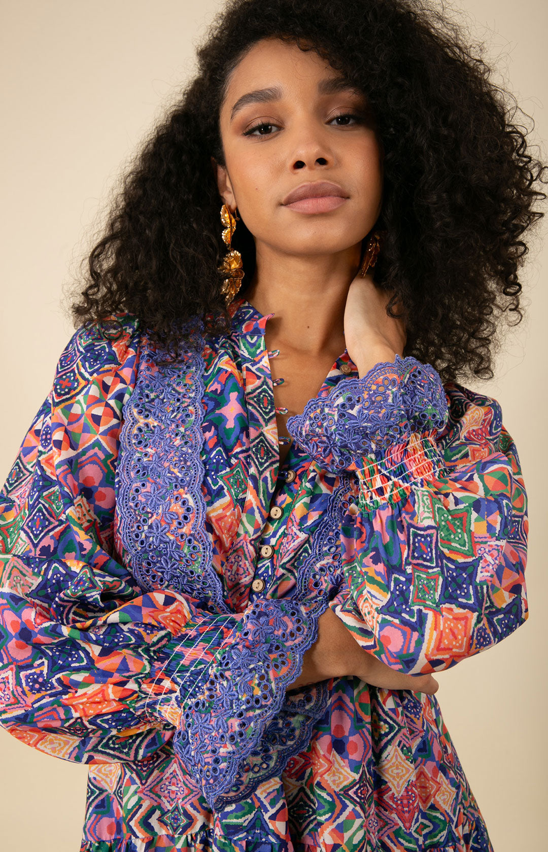 Amari Embroidered Dress