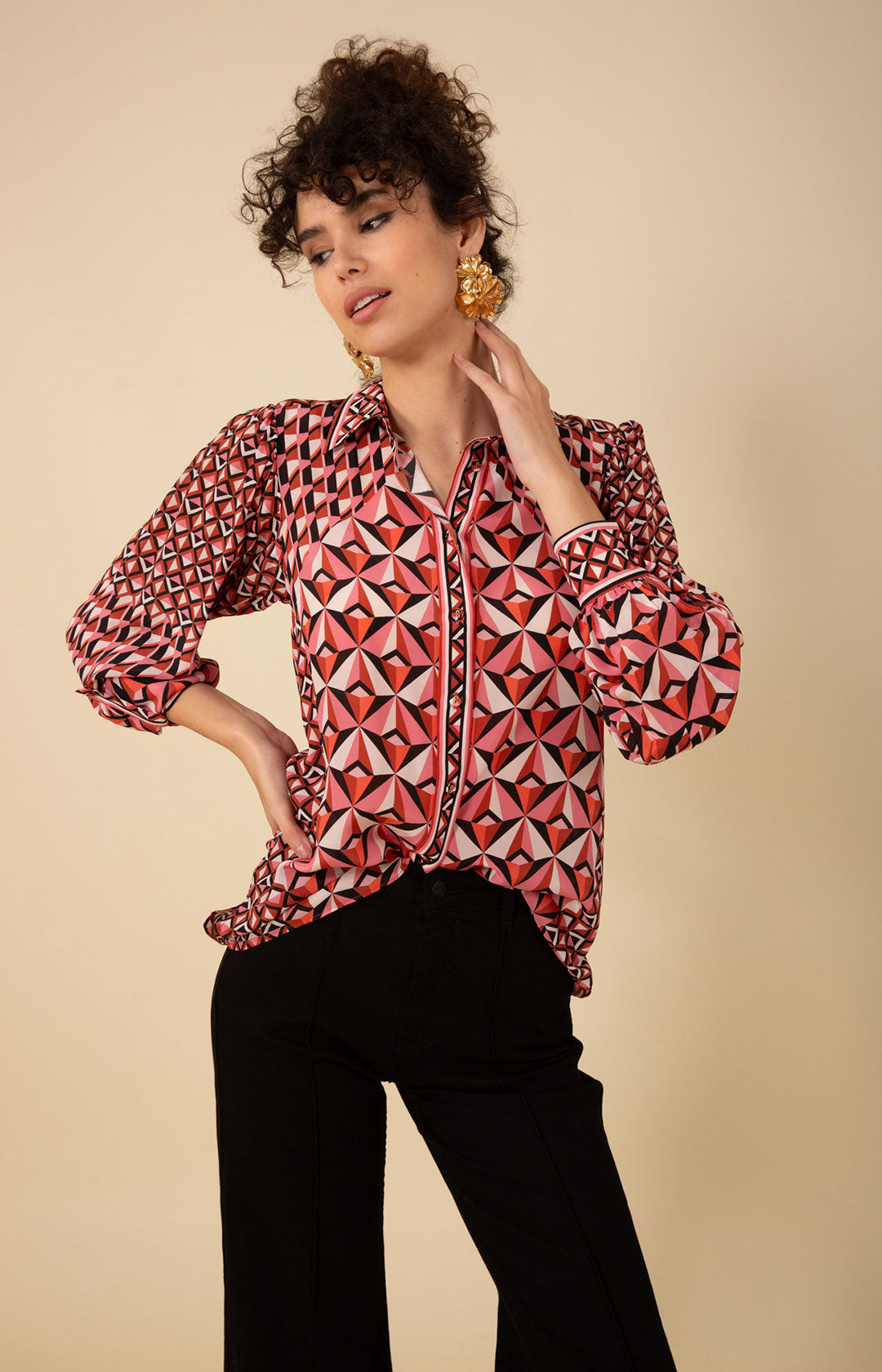 Daleyza Silk Top