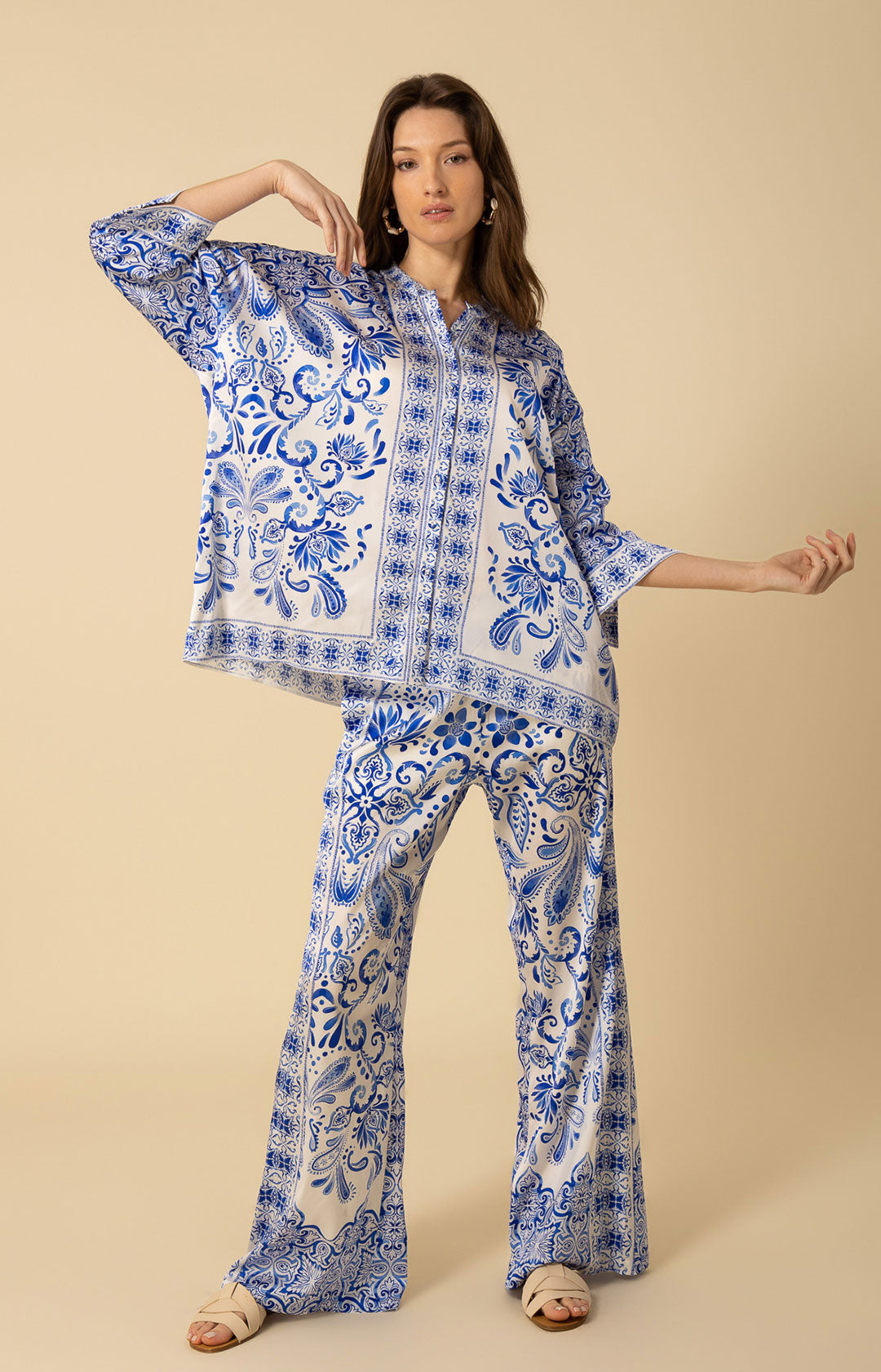 Aleena Charmeuse Top