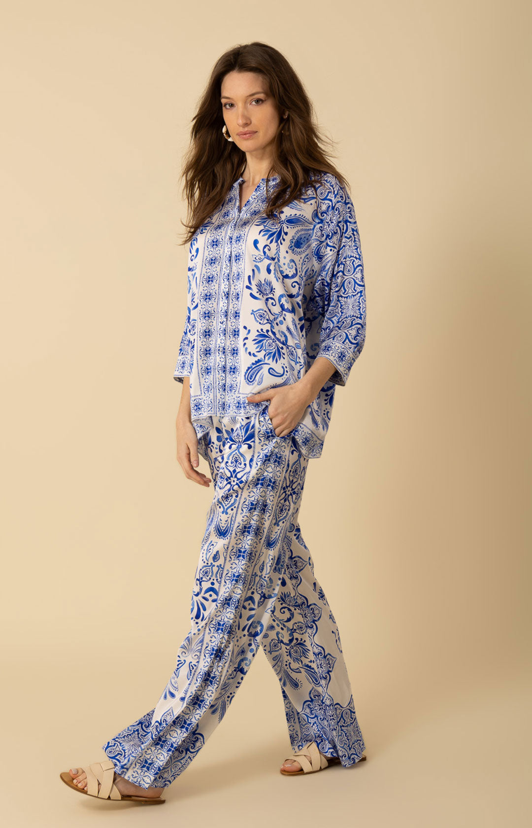 Aleena Charmeuse Top